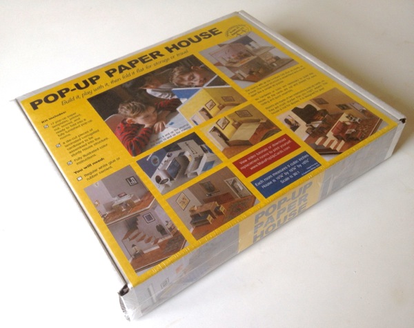 Pop-up paper House kit craft project